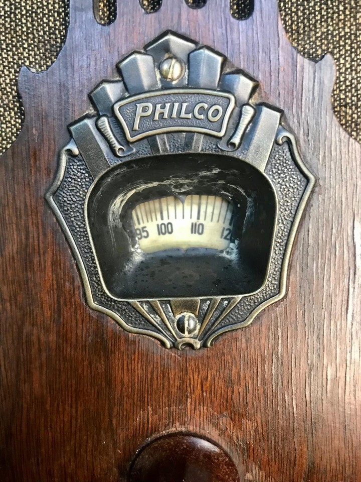 Vintage Philco Cathedral Tube Radio AM Model 20 Baby Grand 1930's ...