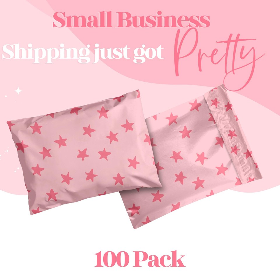 6x9 Designer Poly Mailer 100 Pack Heavy Duty Waterproof Self Seal ...