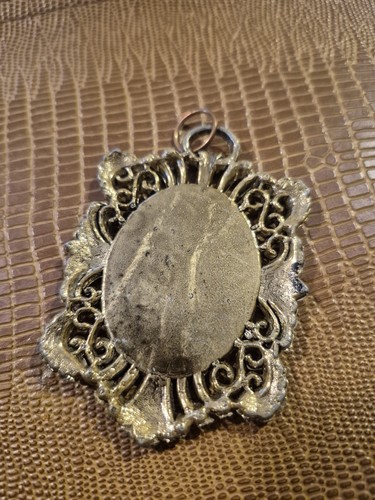 Vintage 3 Inch Oval picture frame necklace 1940s | eBay