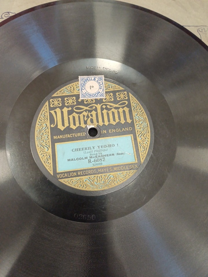 MALCOLM McEACHERN Vocalion A chip Off The Old Block / Cheerily Yeoho 78 ...