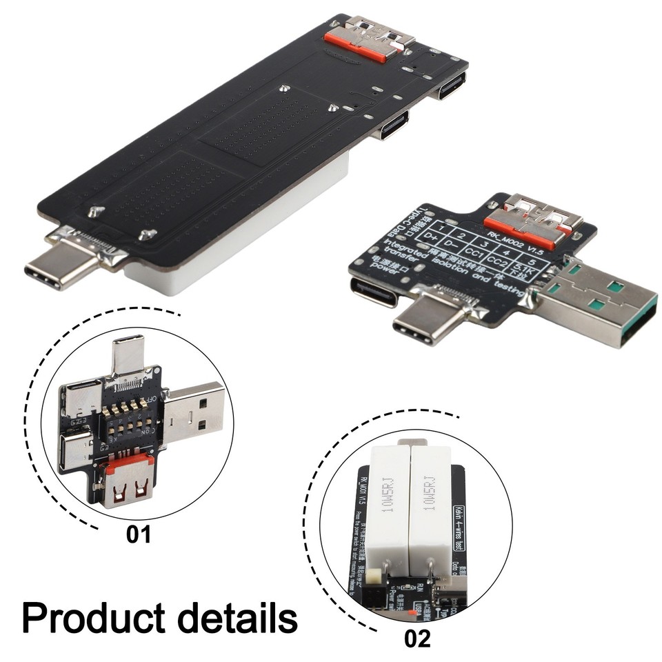 Load Resistor Caution Type-C Power Meter Requires Isolation Board Lab ...