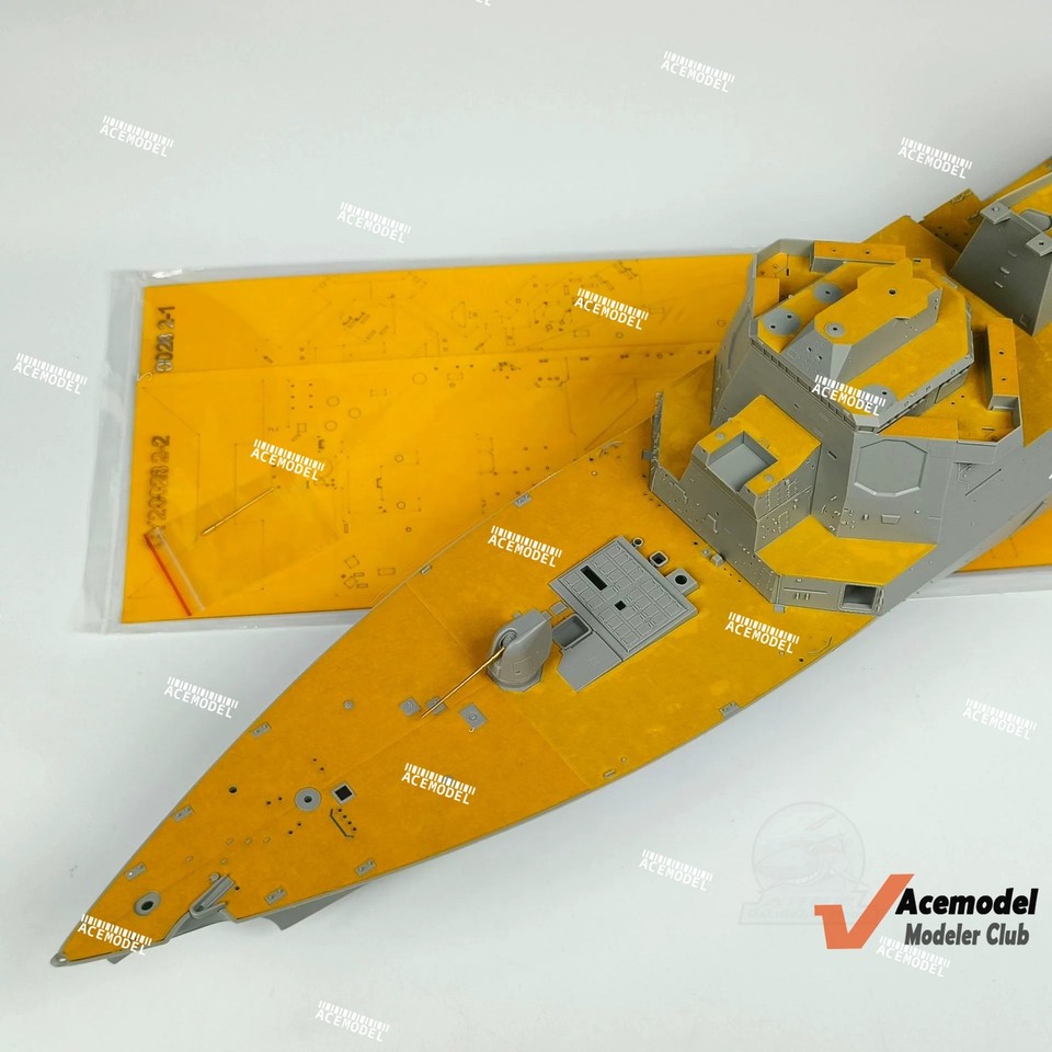 1/200 USS Donald Cook DDG-75 Masking Sheet+Metal Barrel Kit for ...
