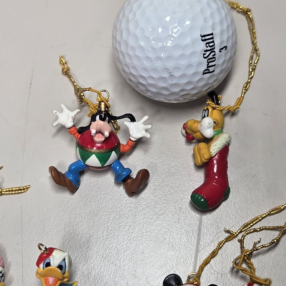 (6) VTG Disney Mickey Mouse And Friends Miniature Christmas Tree ...