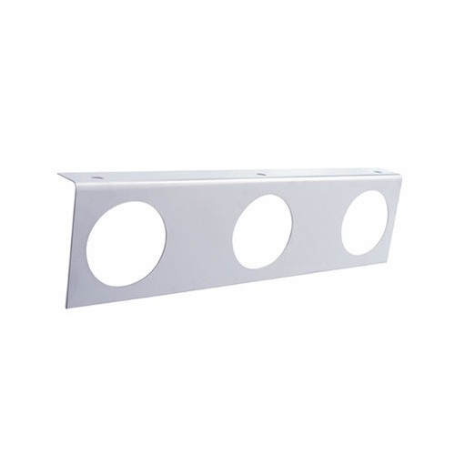 Triple Stainless Steel Bracket / Fits 2.5" LED Marker Clearance Lights ...