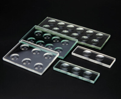 Optical Glass Microscope Slides 5mm/10mmThickness Circular Concave ...