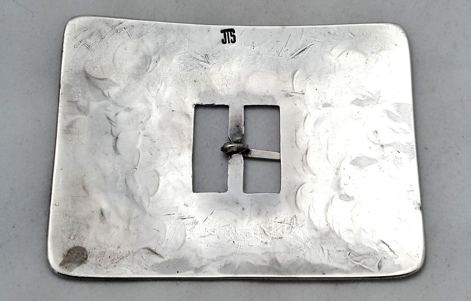 Juan Singer Vintage Navajo Silver Belt Buckle Rare 19… - Gem