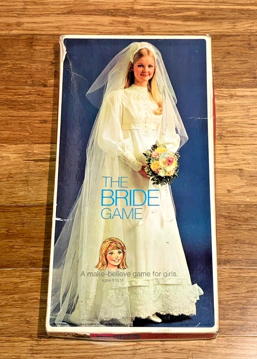 Selchow Wedding The Bride Game 1971 Selchow & Righter Very Good