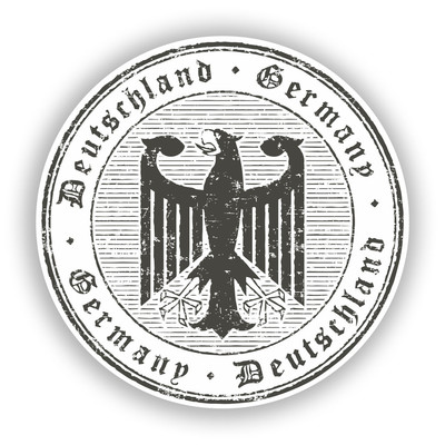 2 x Deutschland Germany Vinyl Stickers Travel Luggage #7759Â | eBay UK