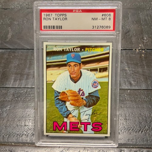 1967 Topps Ron Taylor #606 *Mets* PSA 8 NM-MT | eBay