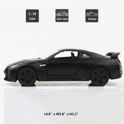 Nissan GT-R R35 Toy Car 1:36 Scale Diecast Model Car Metal Vehicle Boy ...