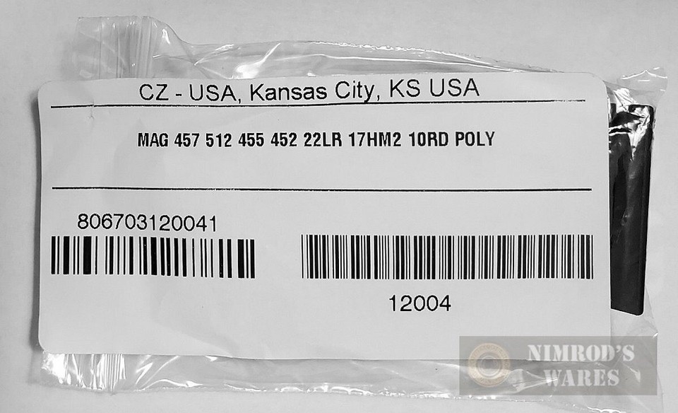 TWO CZ ZKM 452 453 455 513 512 .22 LR Mach 2 10 Round MAGAZINES 12004 ...