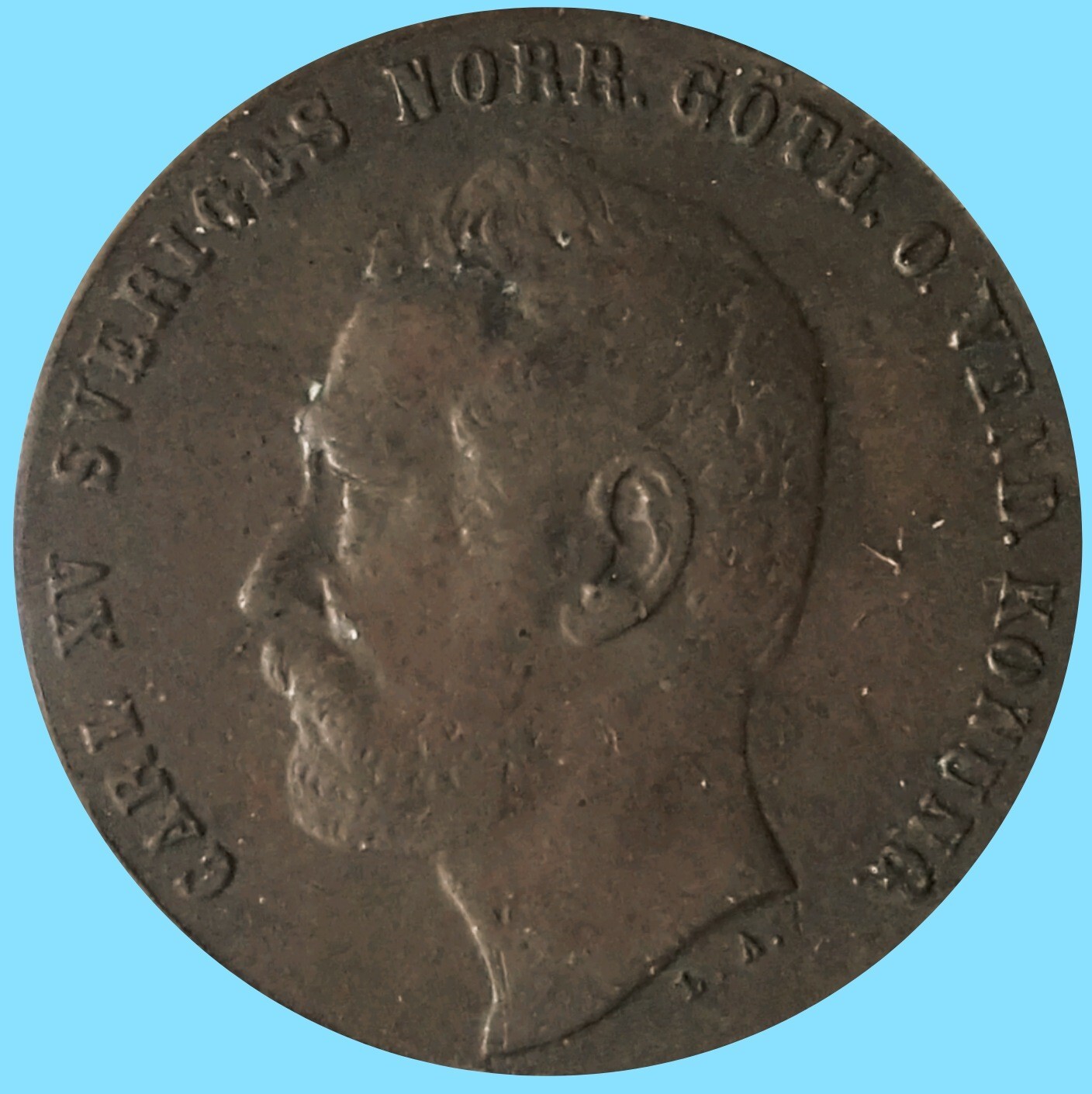 Rare 1872 Sweden 2 Ore Coin - Only 1,646,000 Minted | eBay