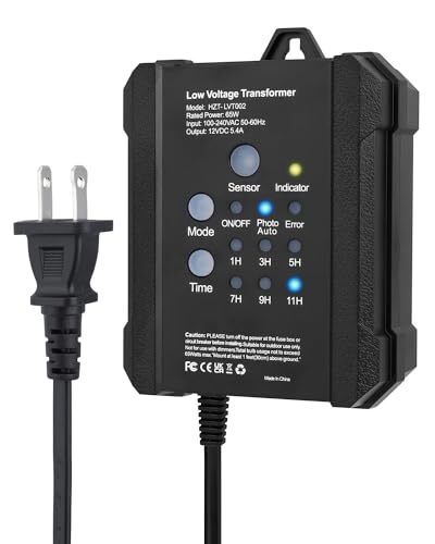 Outdoor Low Voltage Timers Low Voltage Landscape Lights Transformer