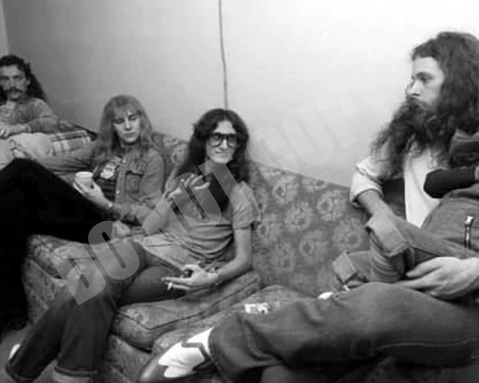 DEC 1975 TED NUGENT RUSH Lee Tour Detroit Cobo Hall Concert Backstage ...