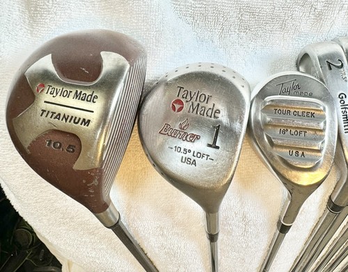 TaylorMade & Golfsmith JETSTREAM 14pc Complete Golf SET R Flex - RH W ...