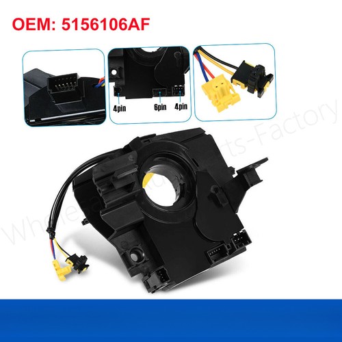 5156106AF Steering Wheel Clock Spring With Sensor Part For Chrysler ...
