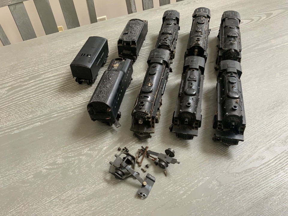 6 Estate Vintage Lionel Postwar STEAM ENGINES & 3 TENDERS 2025 2055 ...