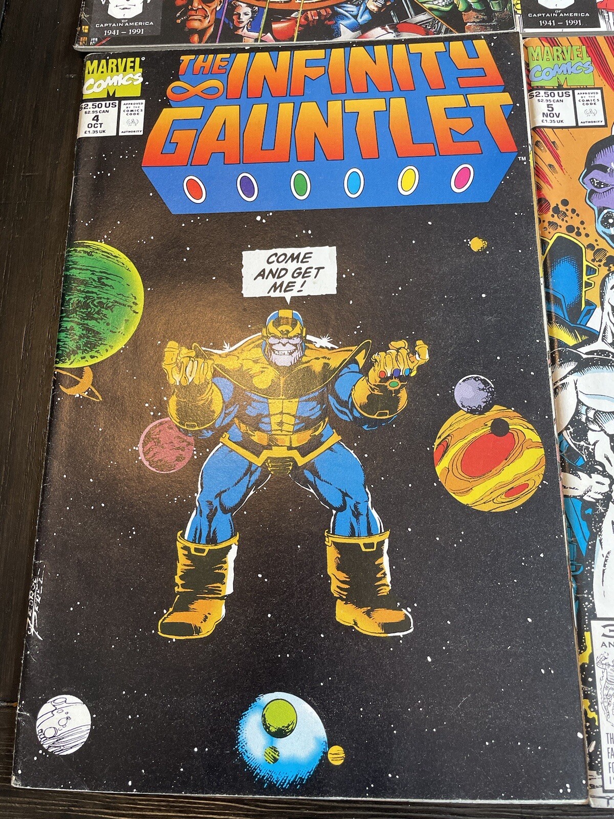 Marvel Comics Infinity Gauntlet Series Issues #1 - 6 ~ 1991 Thanos | eBay