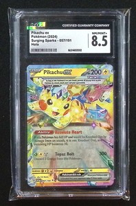 Pikachu ex 2024 Scarlet & Violet: Surging Sparks #057/191 Double Rare ...