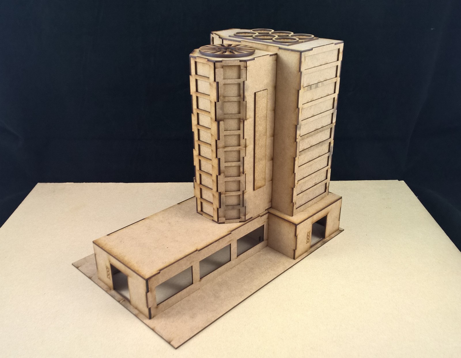 Tech centre scenery terrain wargames Infinity Wargmaing building table ...