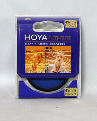 Hoya 49mm 80A Cooling Filter NEW 35mm SLR Film DSLR Digital | eBay