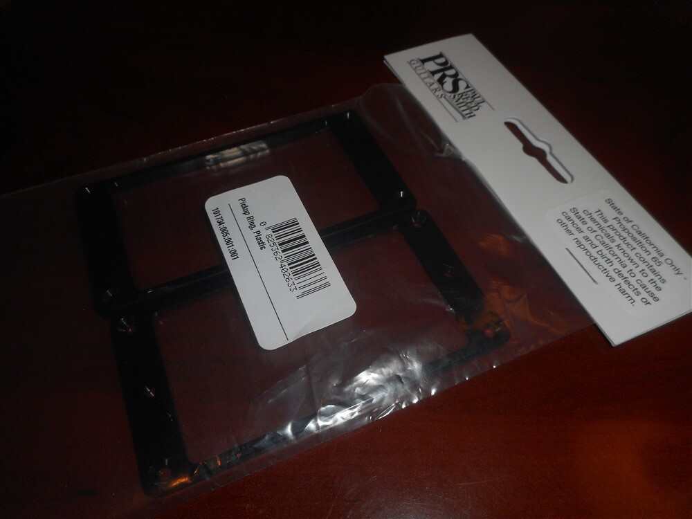 Paul Reed Smith Guitar PRS SE Pickup Rings Black Tremolo Set Orig Parts ...