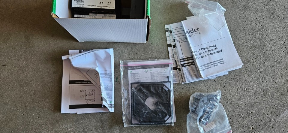 SCHNEIDER ELECTRIC PowerLogic Power Meter METSEPM5563RD Brand New In ...