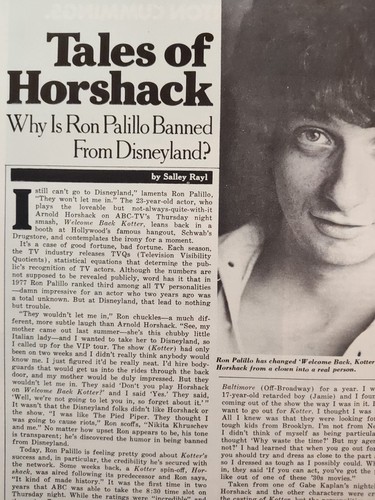 Vintage Article Tales of Horshack Ron Palillo | eBay