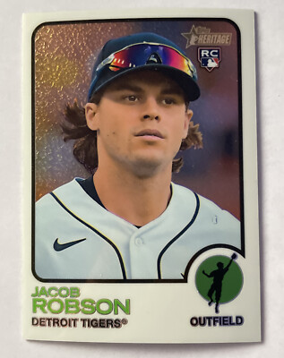 JACOB ROBSON 2022 Topps Heritage High Number Chrome #588 RC #/999 | eBay