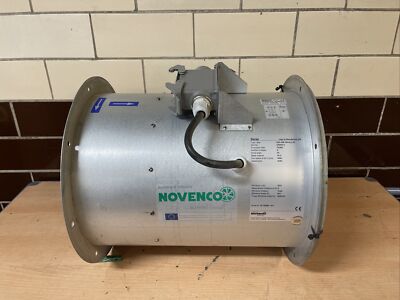 *New* Novenco ZerAx 17" Dia Tube Axial Fan Siemens 3Hp 3 Phase Motor | eBay