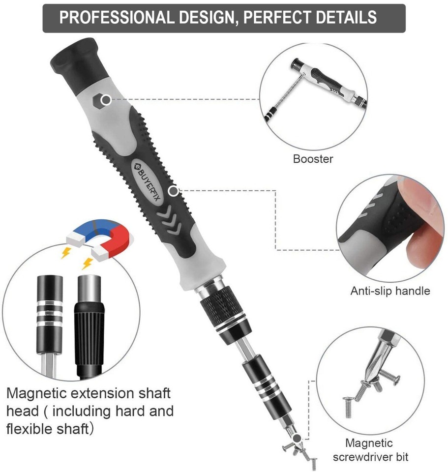 117 in 1 Electric Precision Screwdriver Set For Computer Pc Phone ...