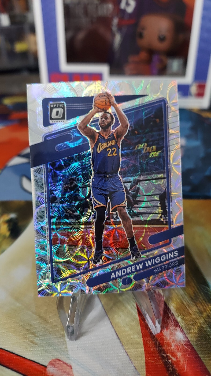 2021 Andrew Wiggins Optic Premium Scope Card #D 057/249 Golden State ...