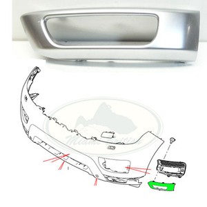 LAND ROVER FOG LAMP BEZEL LH RANGE SPORT 14-17 LR045225 OEM | eBay