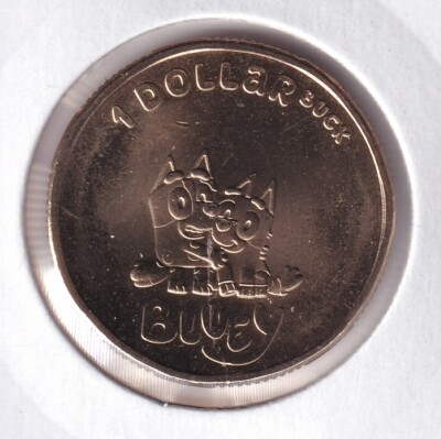 AUSTRALIAN: 2024 $1 BLUEY BUCK COLLECTABLES COIN IN 2X2 HOLDER #PL695 ...