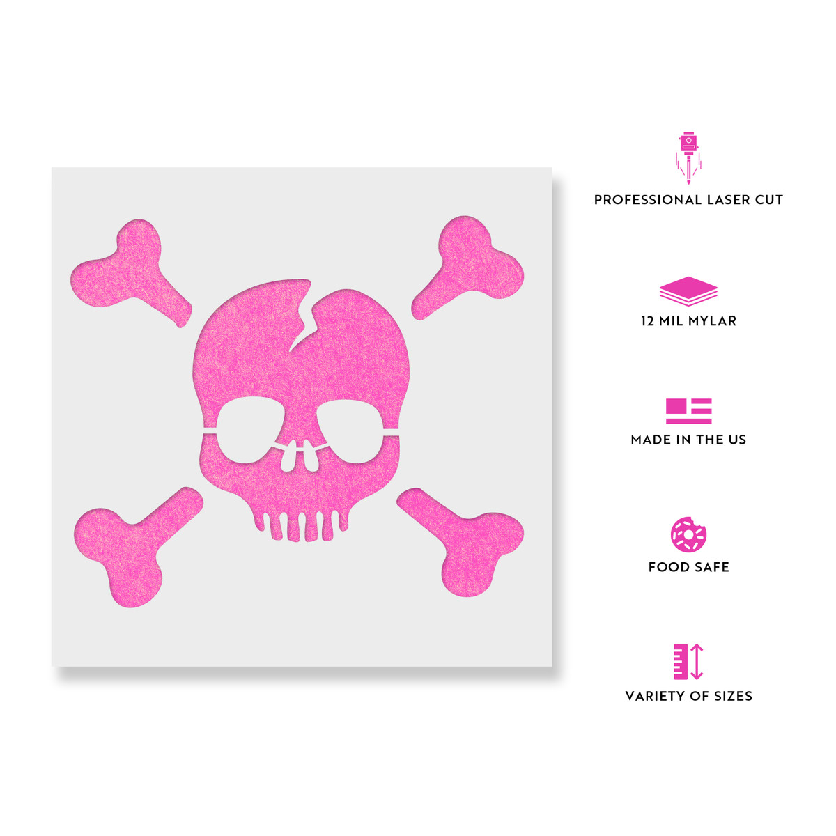Skull And Crossbones Stencils