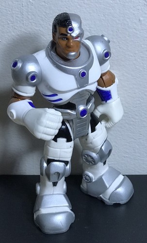 5" Cyborg Action Figure DC Super Friends 2011 Mattel DC Comics Fisher ...