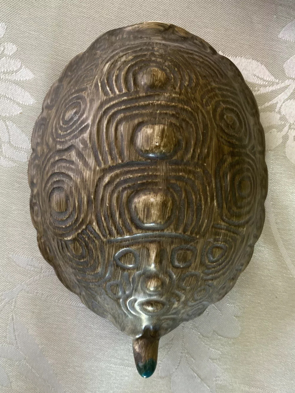 Vintage Large Turtle Trinket Box 8” Porcelain | eBay