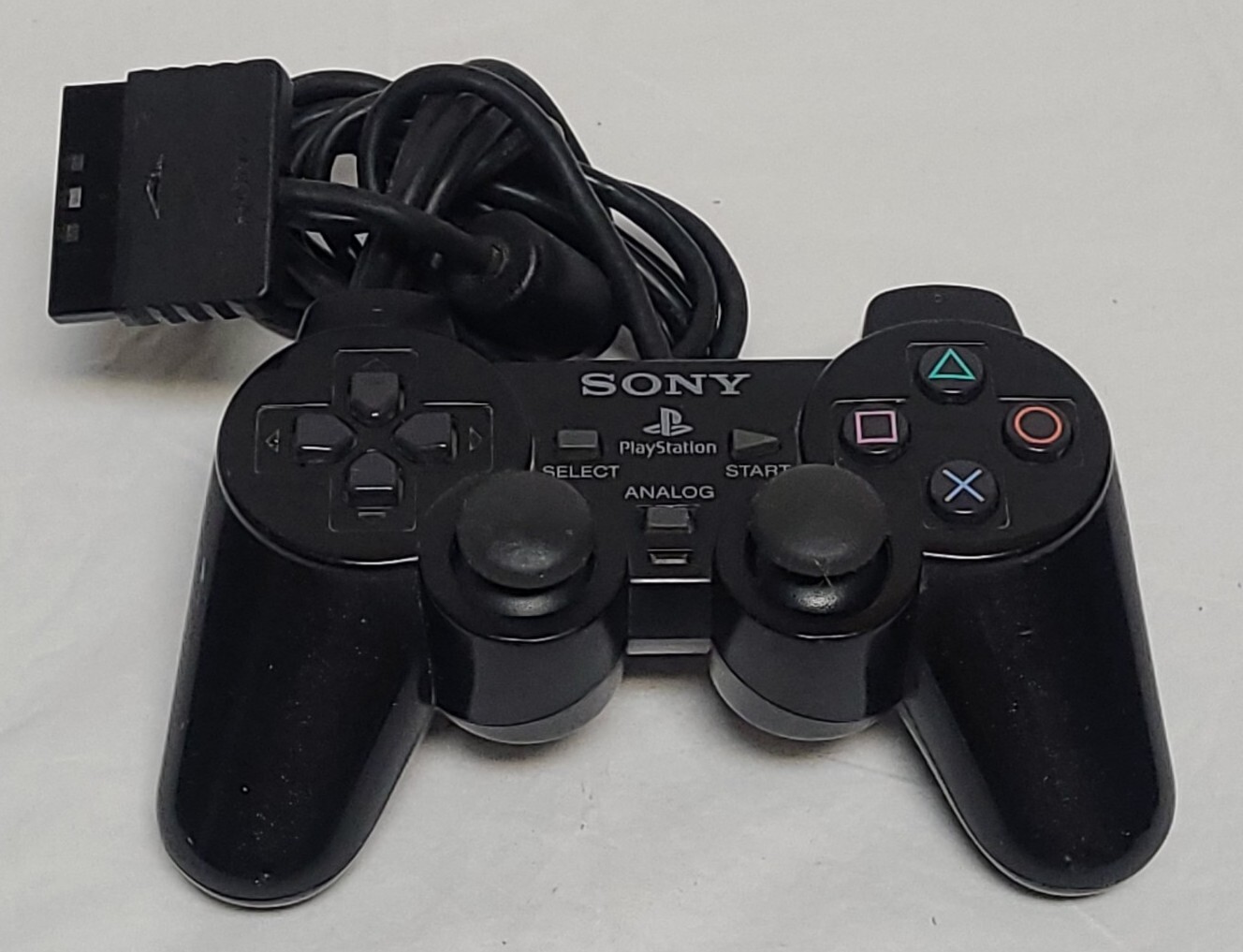 OEM Sony PlayStation 2 Wired Dualshock 2 Analog Controller Black SCPH ...