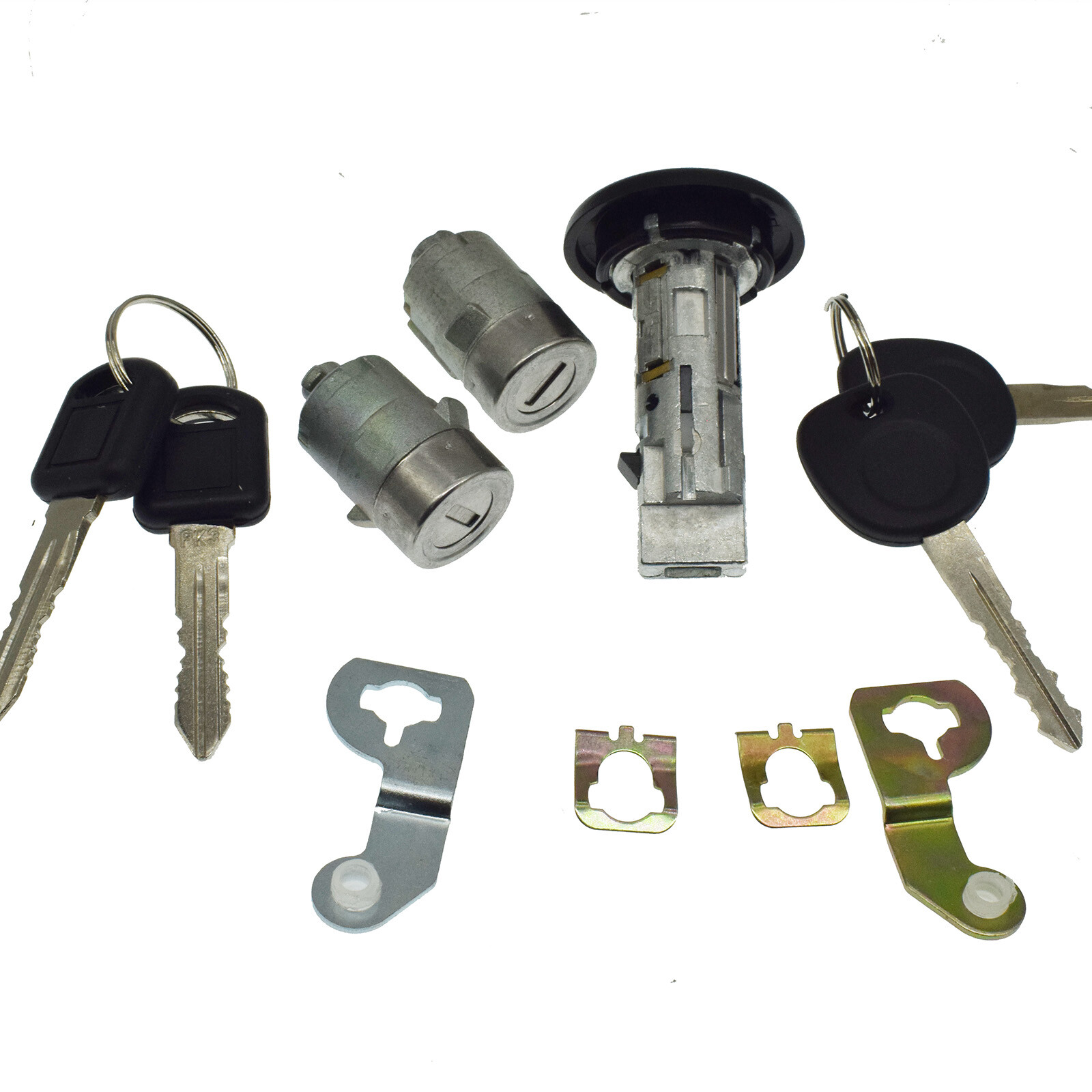 Ignition Lock & Door Lock Cylinder W/ Keys For Chevy Tahoe GMC Sierra ...