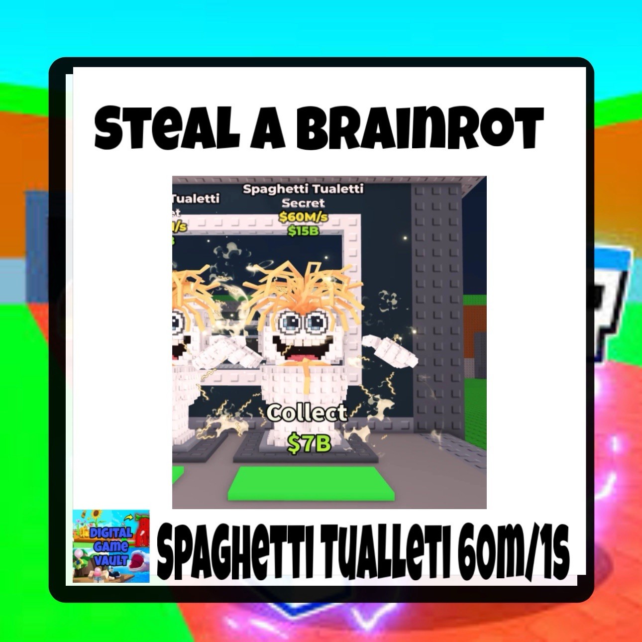 Spaghetti Tualetti [Steal A Brain Rot] 60m/1s Fast Delivery | eBay