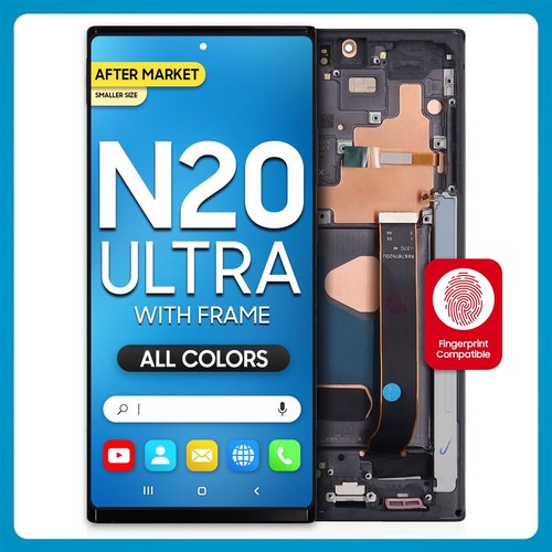 For Samsung Note 20 Ultra 5G LCD Display Replacement Touch Digitizer ...