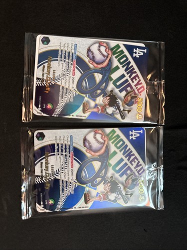 DODGERS X ONE PIECE Collab PROMO Card Monkey D. LUFFY TCG 07/03/25 | eBay