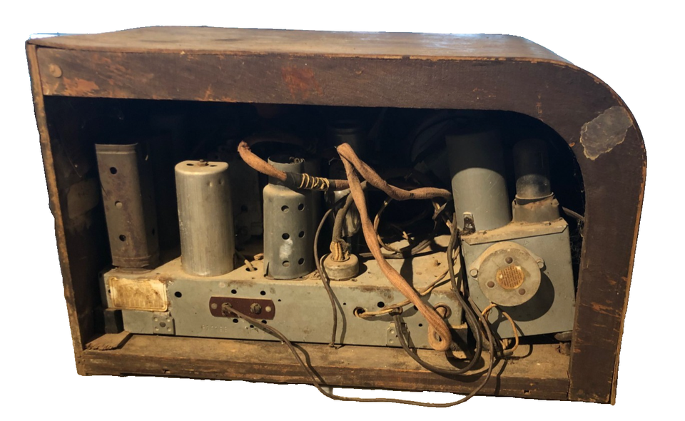 Philco 38-9 antique AM/SW wood cabinet tube radio for parts or ...