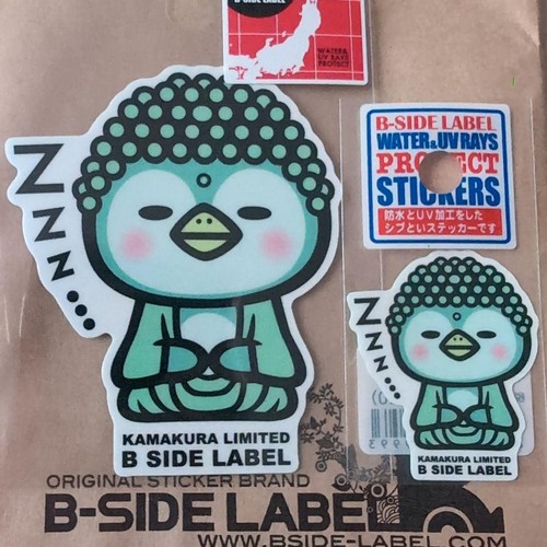 B-Side Label Kamakura Limited Penguin Buddha Mashkin Stickers Set Used ...