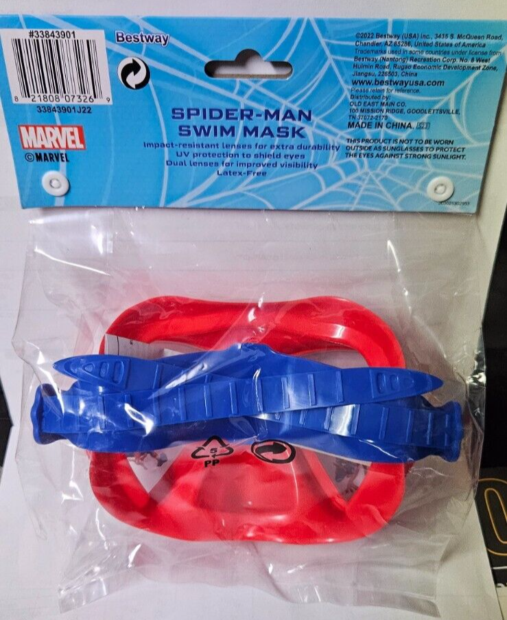 Marvel Spider-Man Youth Swim Mask Goggles FREE SHIPPING!! | eBay