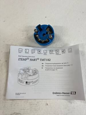 Endress+Hauser TMT182 iTemp Temperature Transmitter - NEW open Box | eBay