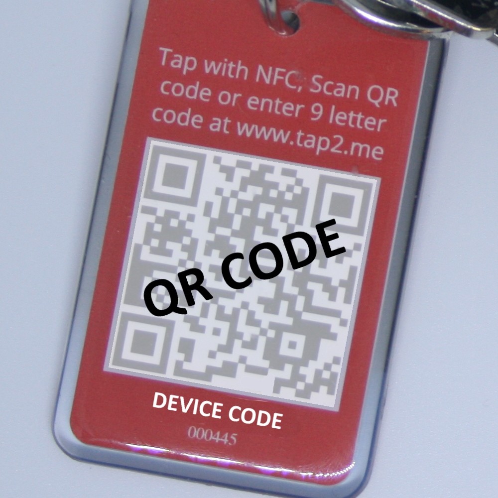 Tap2Tag Medical Alert Key Fob, Scan with NFC or QR | eBay UK