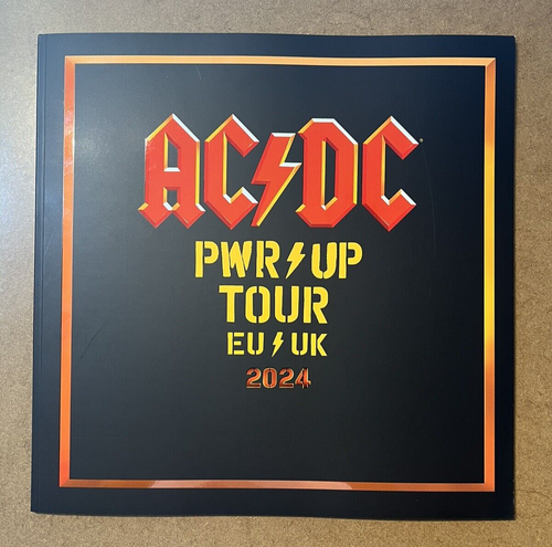 AC/DC TOUR PROGRAMME - LONDON 2024 POWER UP TOUR - OFFICAL MERCHANDISE ...