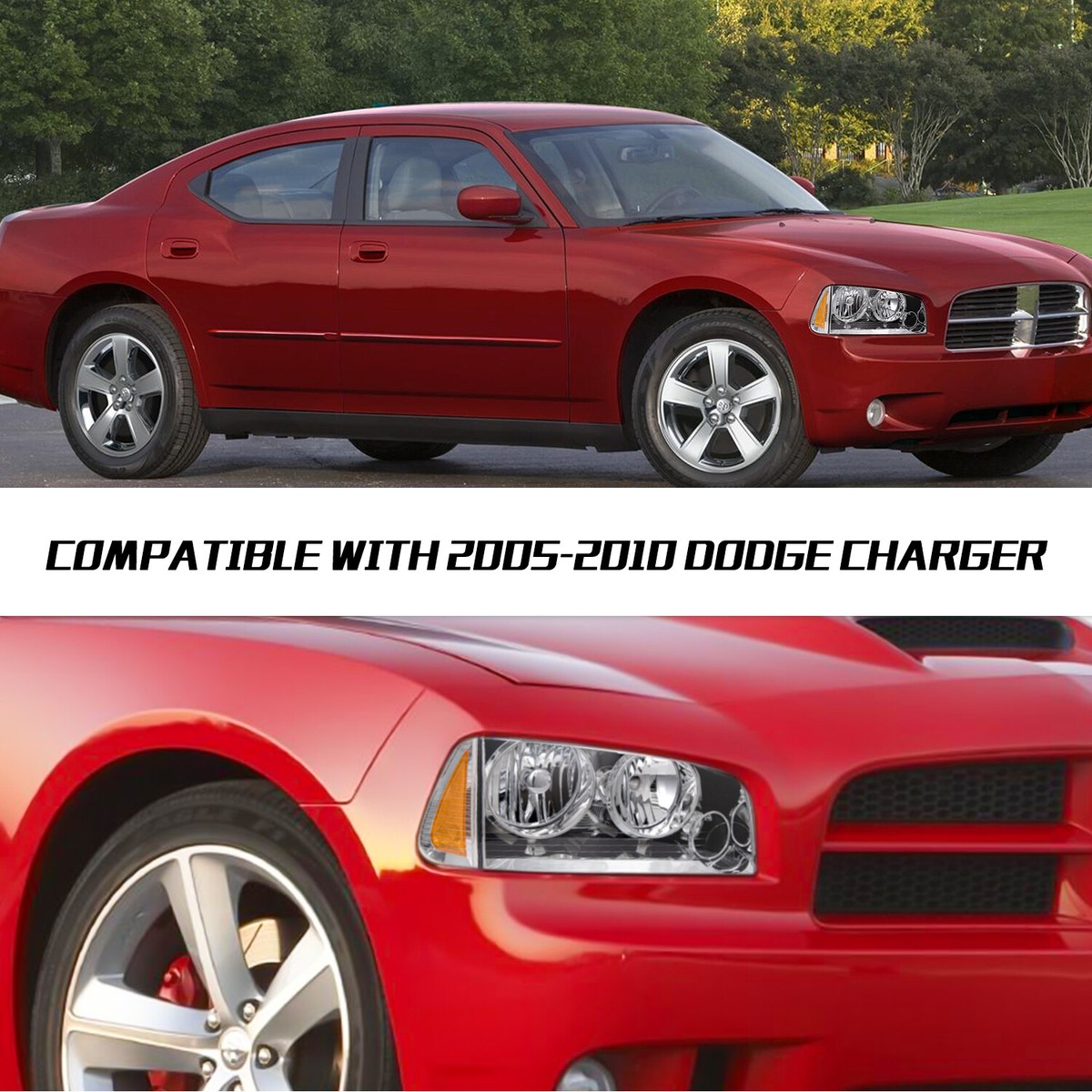 Corner Lights For Dodge Charger 2005 2010 Dodge Charger Euro Headlights ...