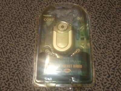 SEALED Vintage Coby CX-007 Mini AM/FM Personal Pocket Radio Sealed! | eBay